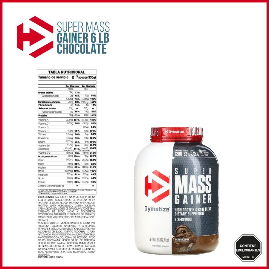 SÚPER MASS GAINER – Dymatize Store