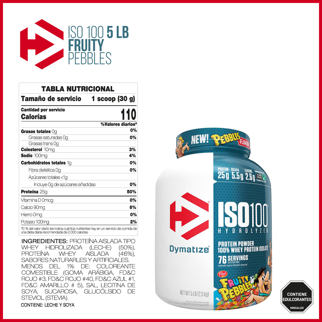ISO 100 5 LIBRAS FRUITY PEBBLES – Dymatize Store